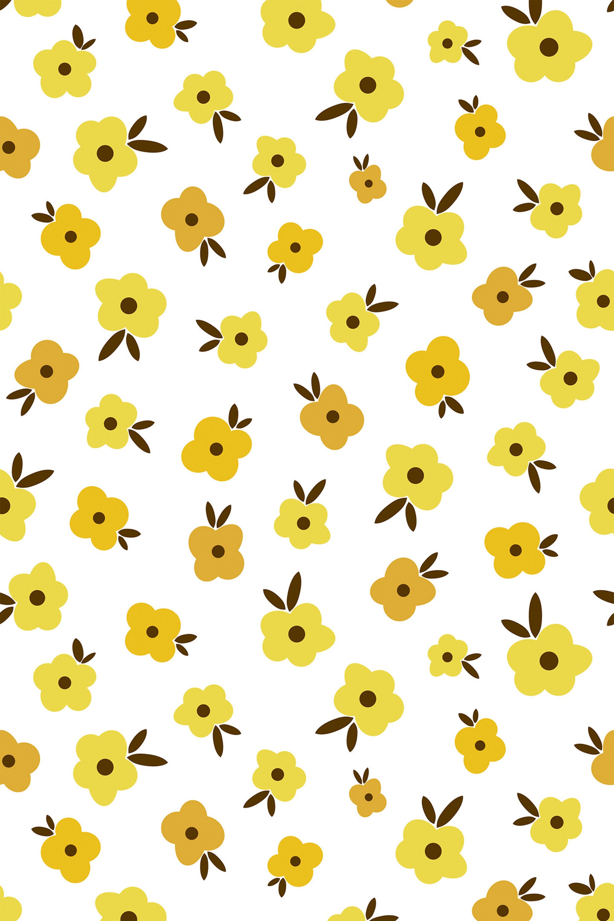simple yellow flower background