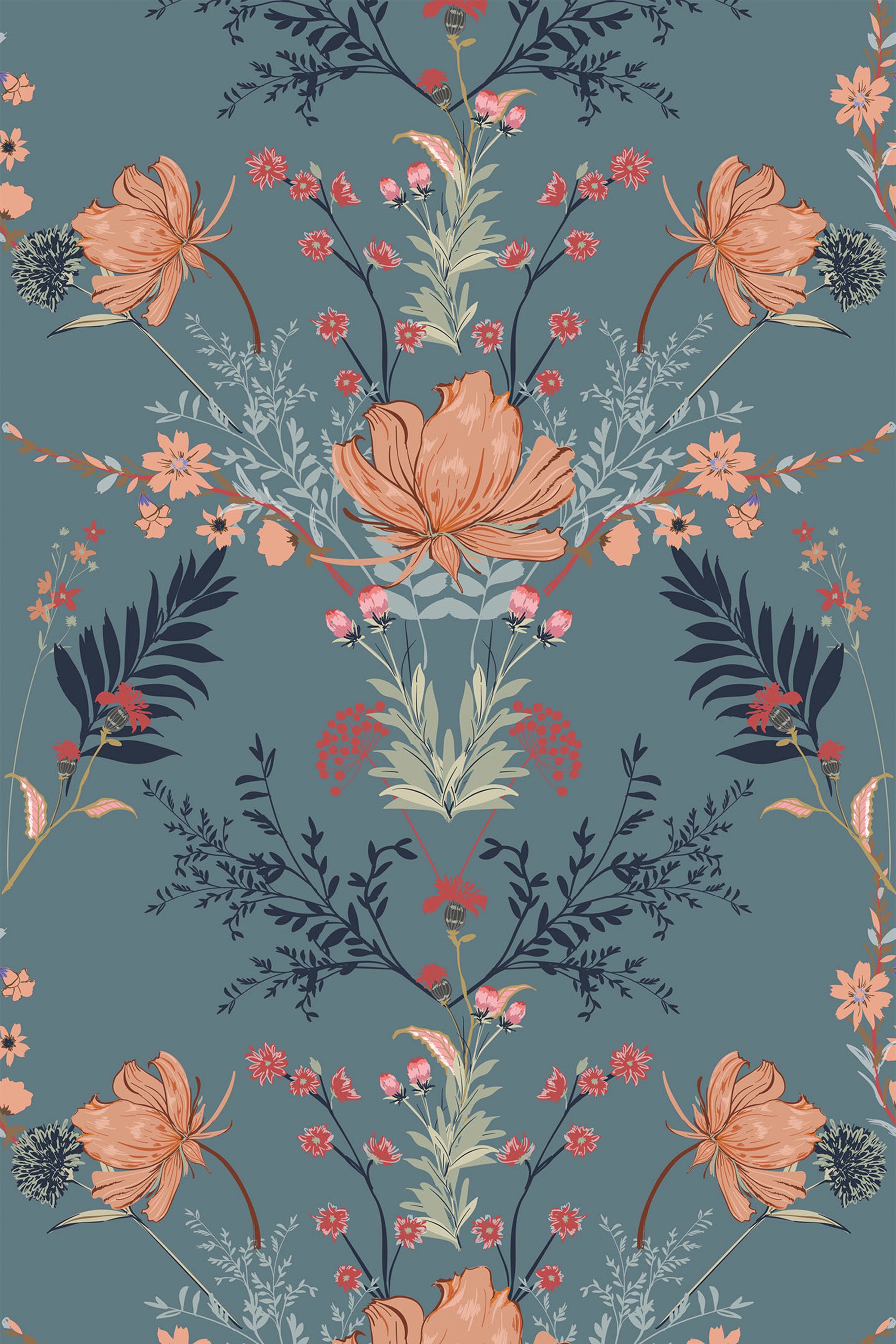 victorian flowers background