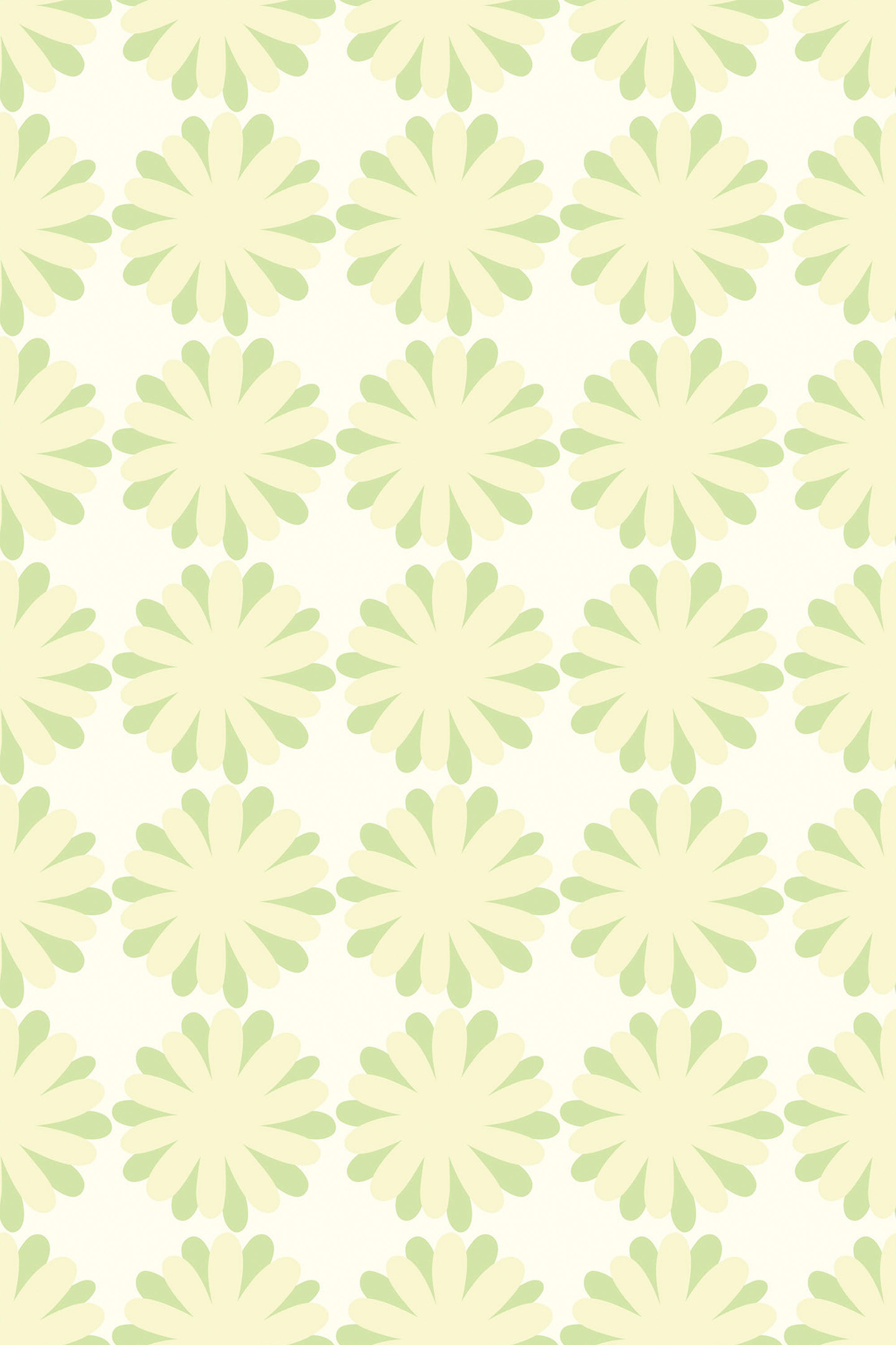 light green floral pattern background