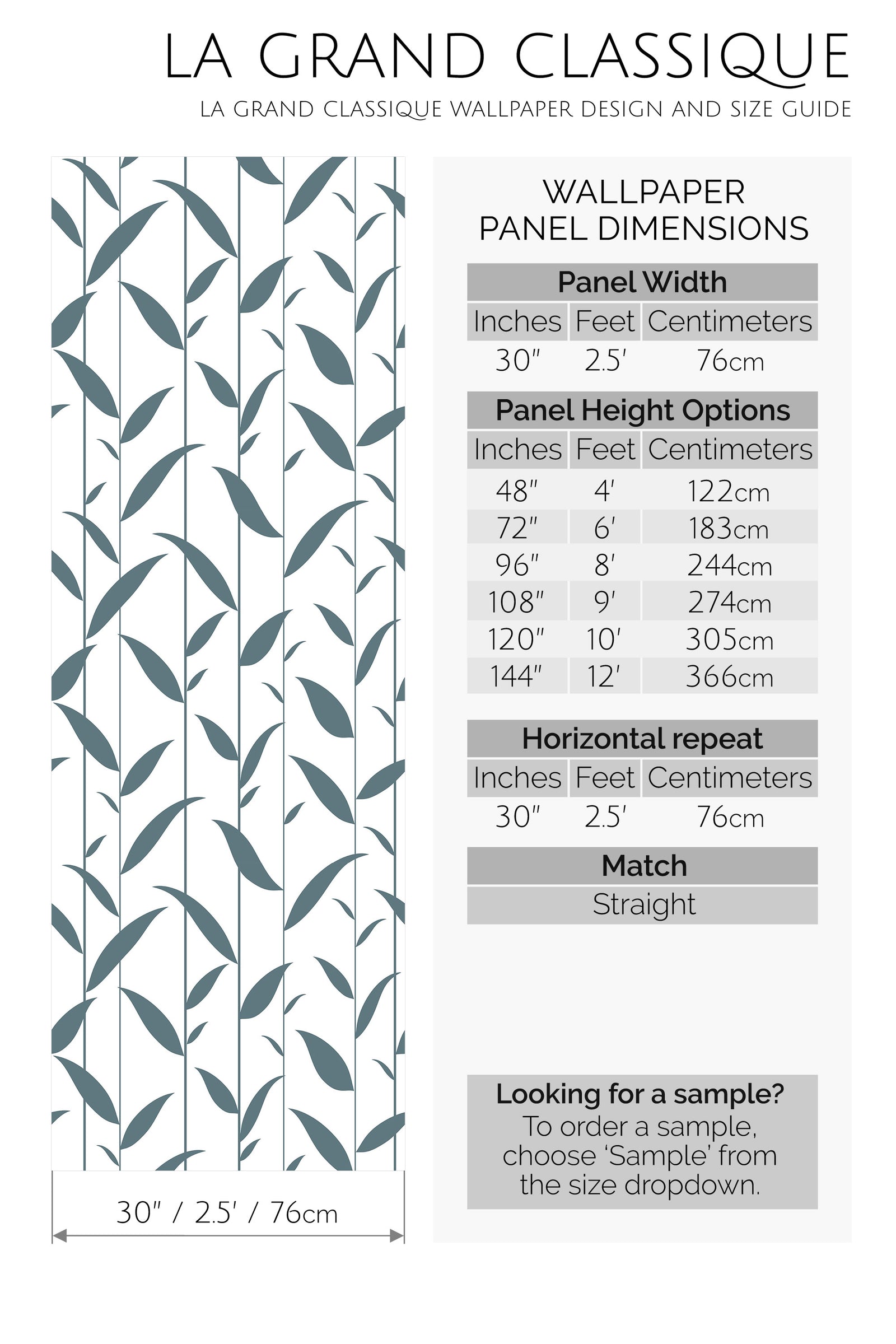 Leaf line Peel and Stick Removable Wallpaper