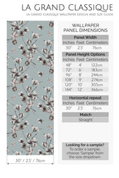 Cotton tree Peel and Stick Removable Wallpaper