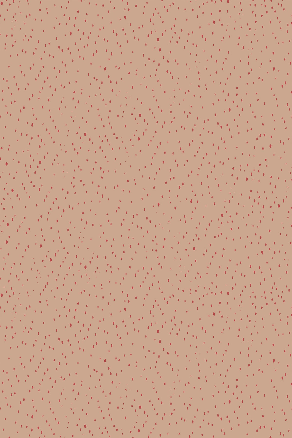 Tan and Red Spots Peel and Stick Removable Wallpaper