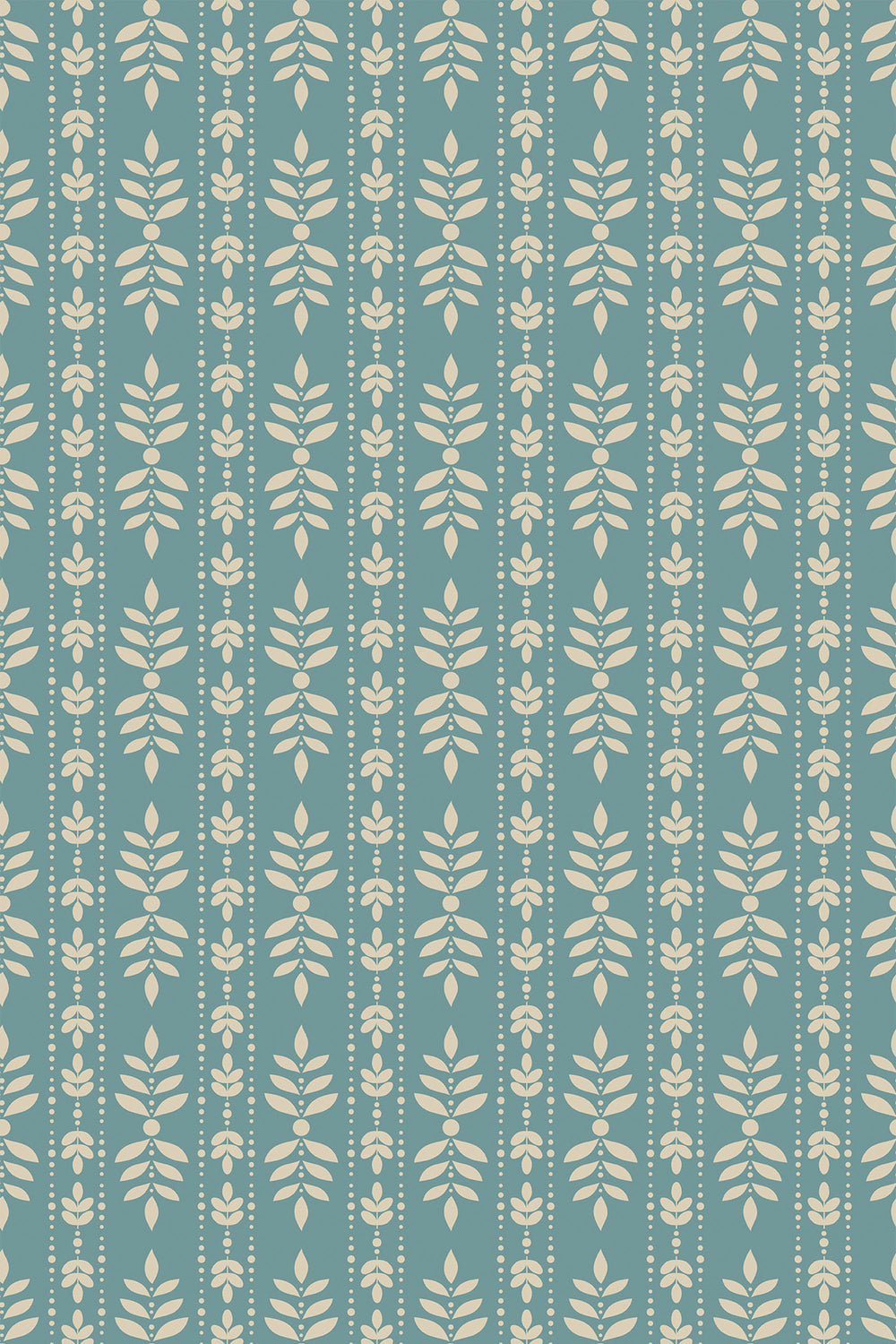 Classic Leaf Pattern Peel and Stick Removable Wallpaper