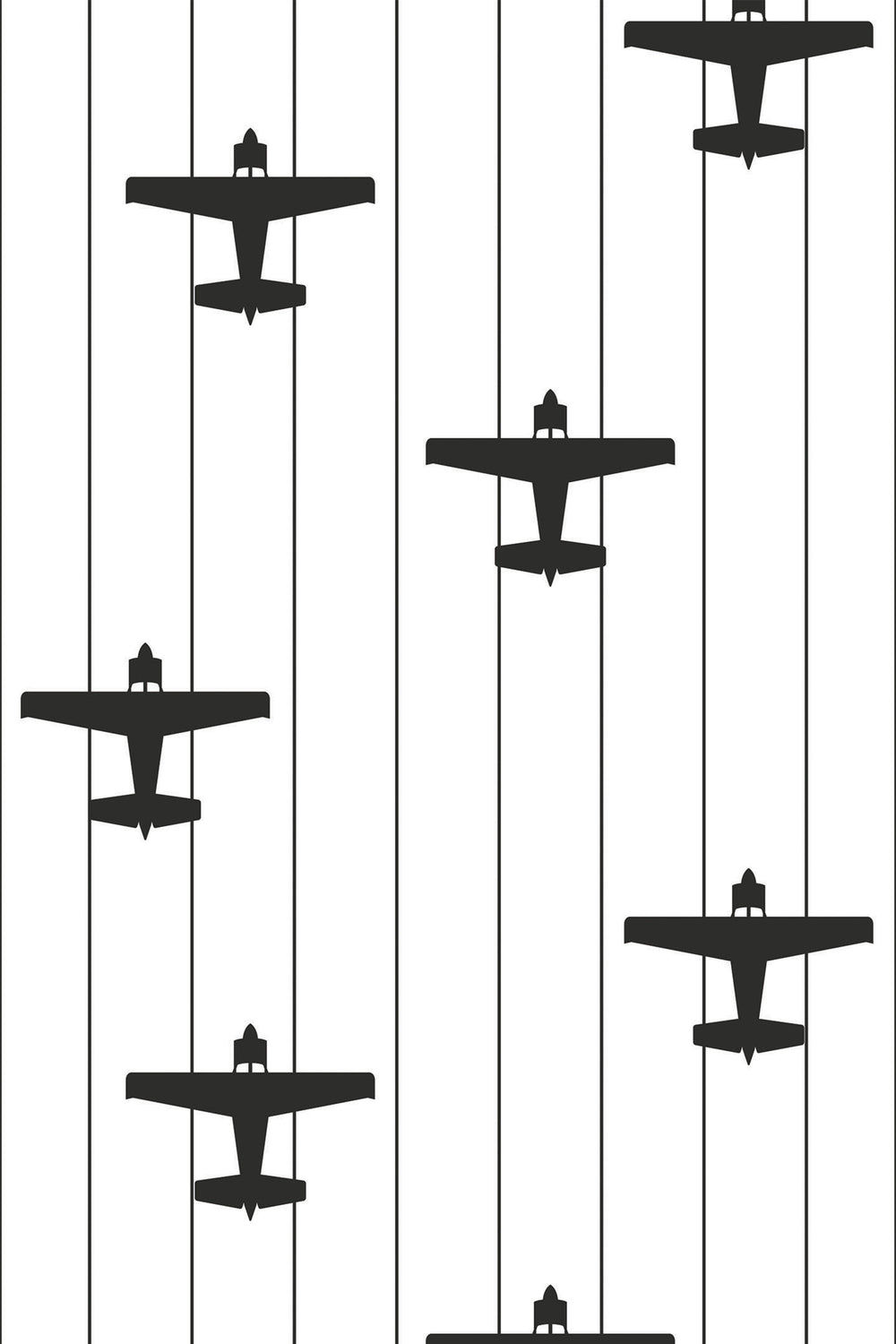 Vintage plane Peel and Stick Removable Wallpaper