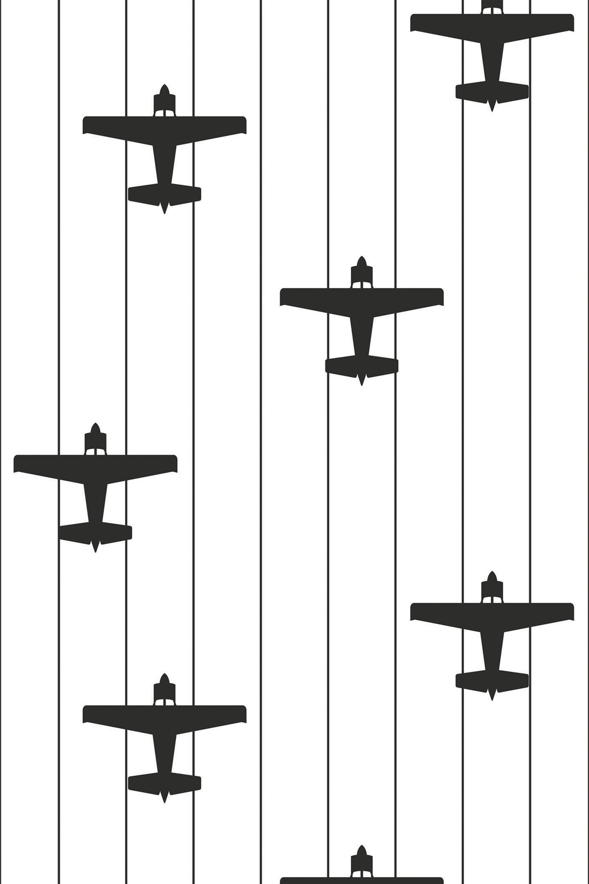 Vintage plane Peel and Stick Removable Wallpaper