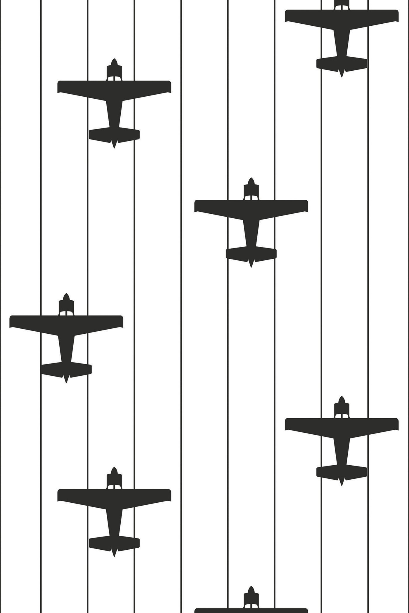 Vintage plane Peel and Stick Removable Wallpaper