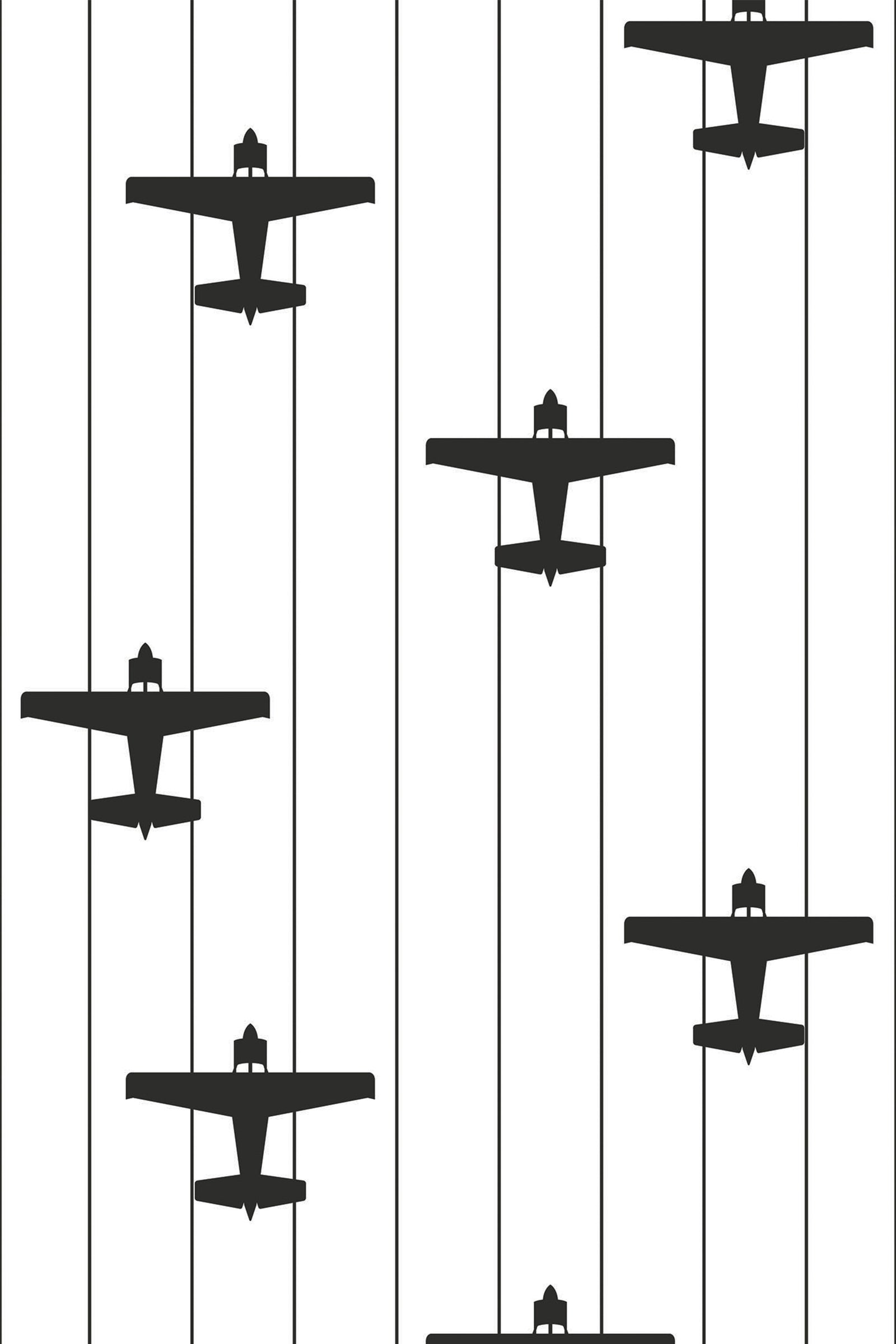 Vintage plane Peel and Stick Removable Wallpaper