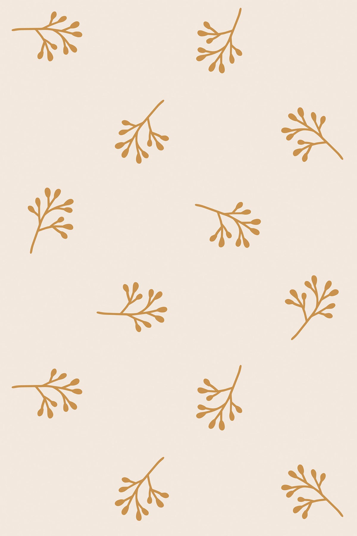 Minimal tree branch Peel and Stick Removable Wallpaper
