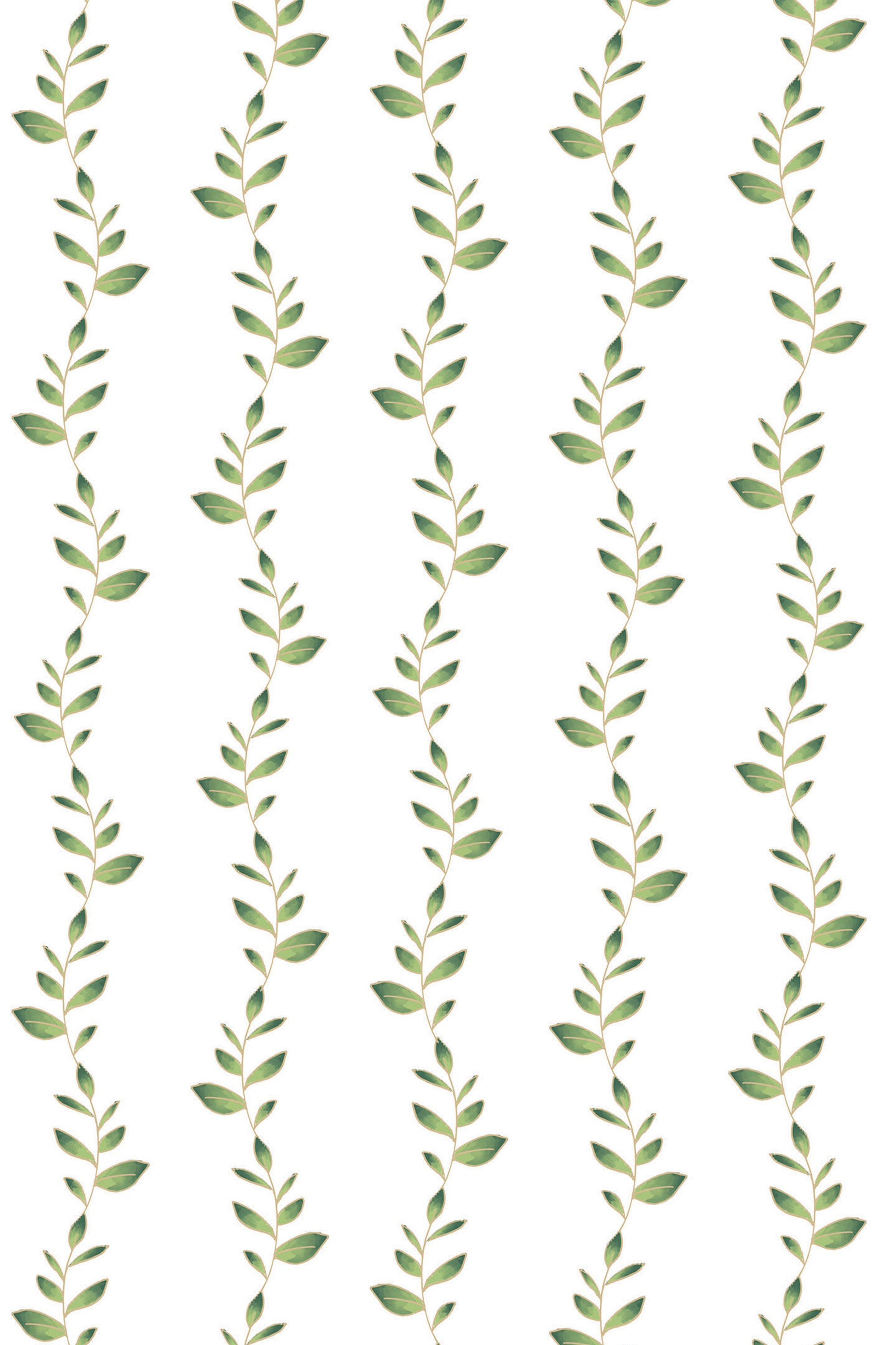 Leaf String Removable or Traditional Wallpaper – La Grand Classique