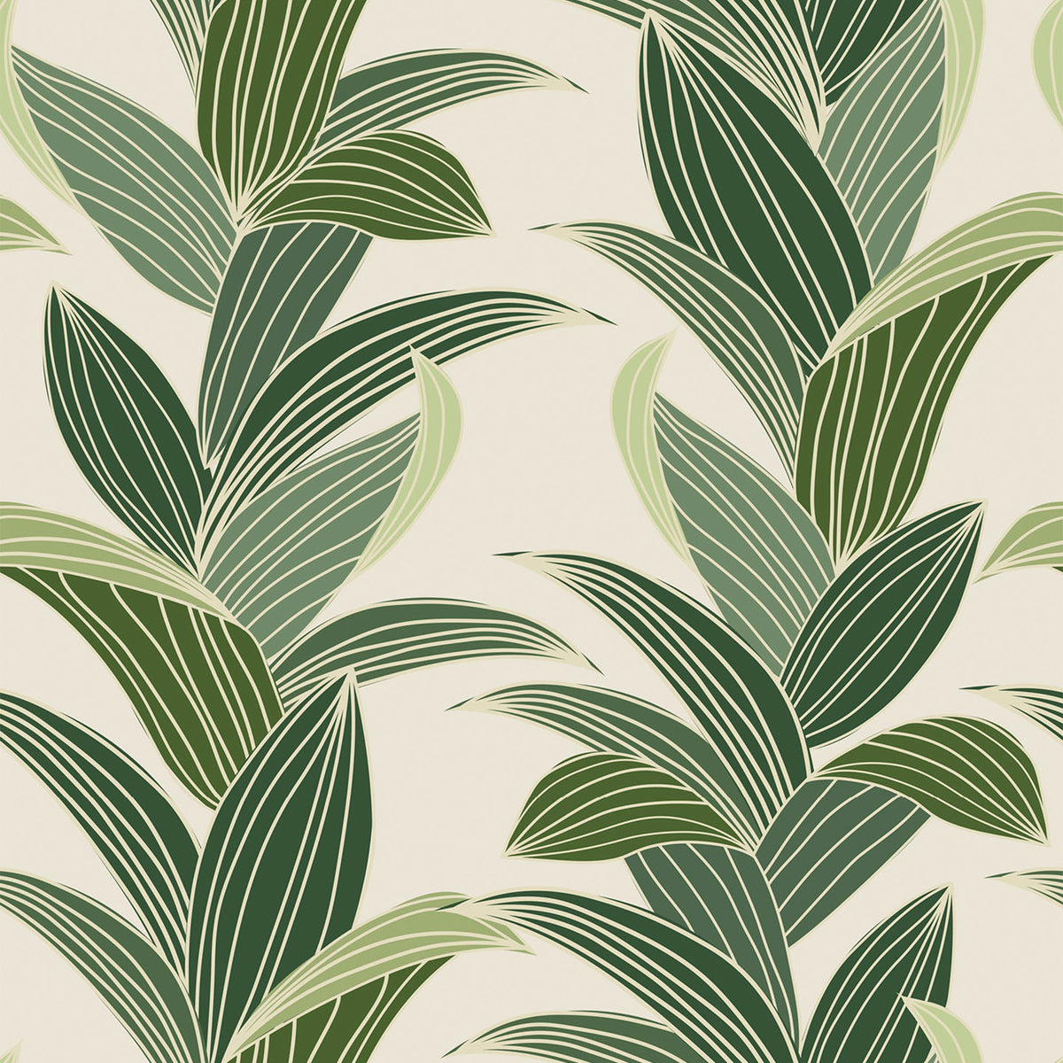 tropical leaf pattern wallpaper