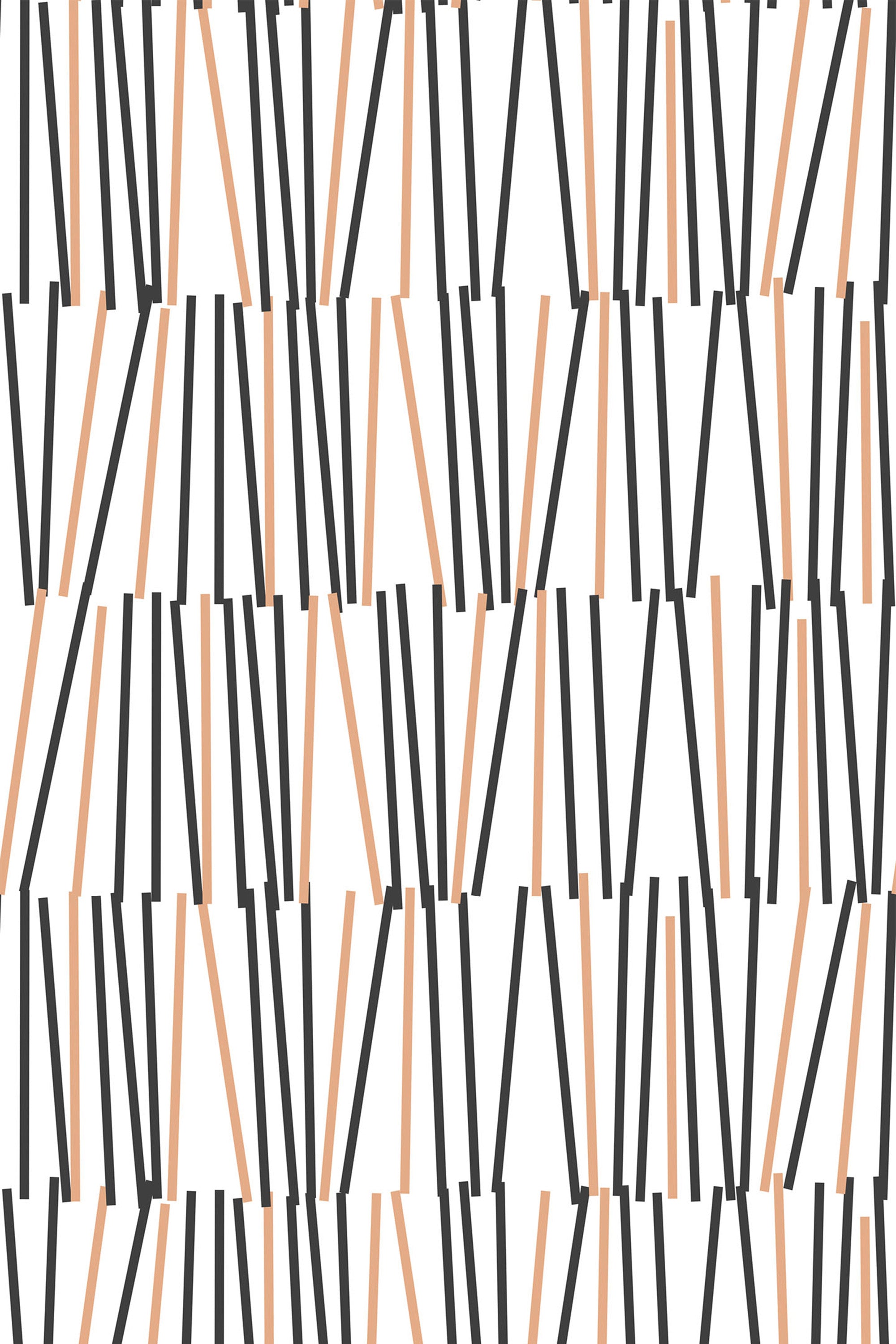 Line Art Design Removable or Traditional Wallpaper – La Grand Classique