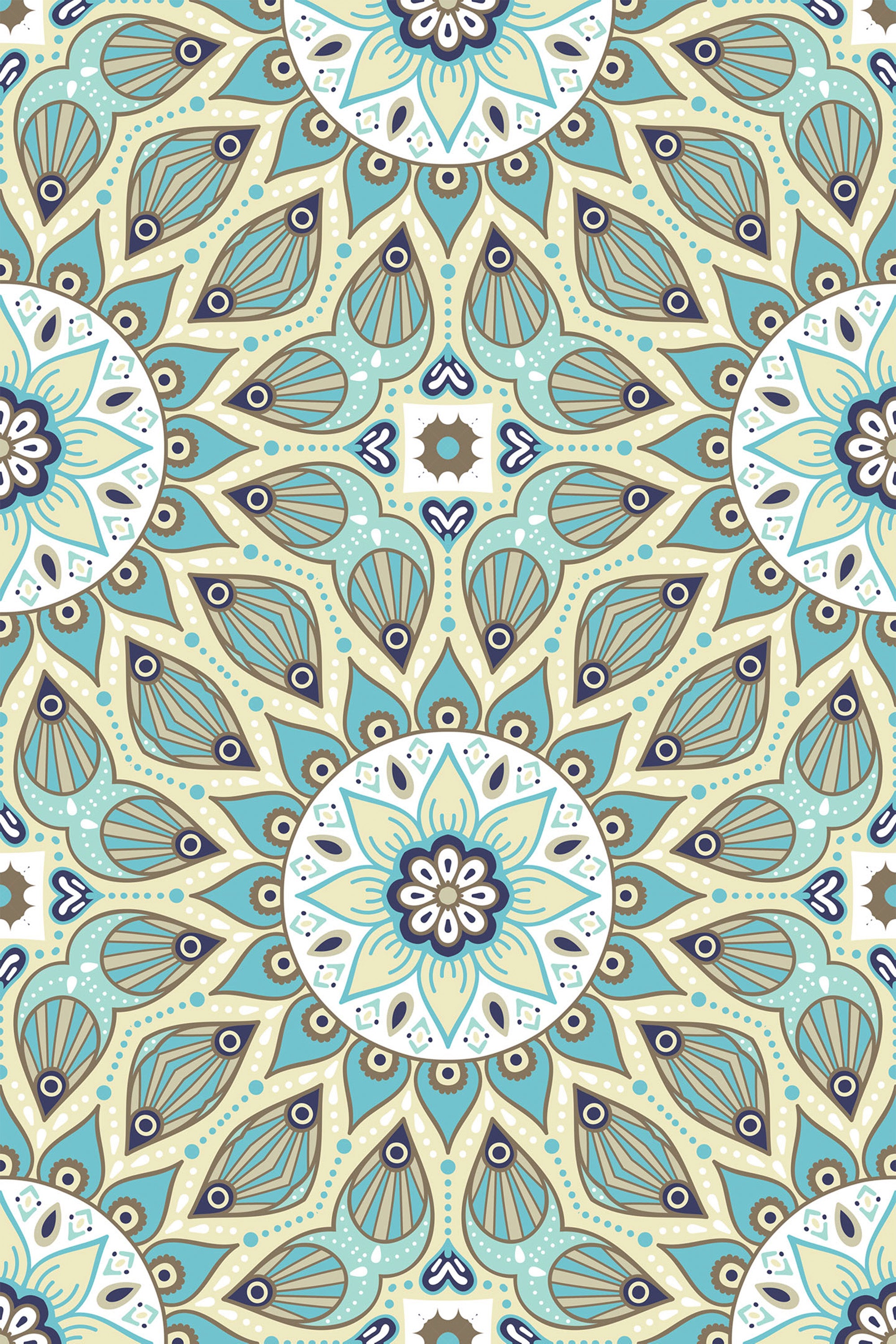 Mandala Removable or Traditional Wallpaper – La Grand Classique