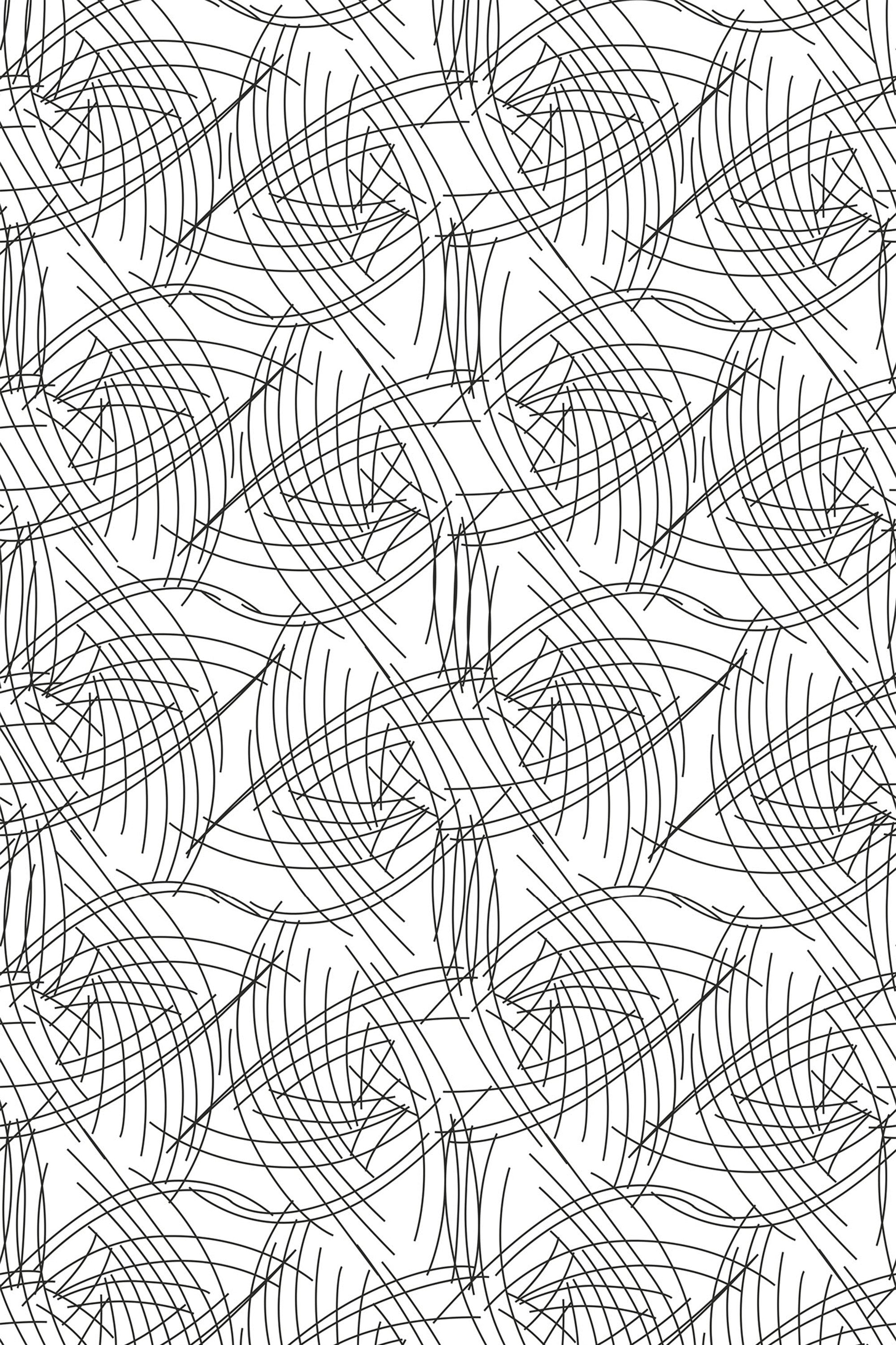 Line Art Removable or Traditional Wallpaper – La Grand Classique