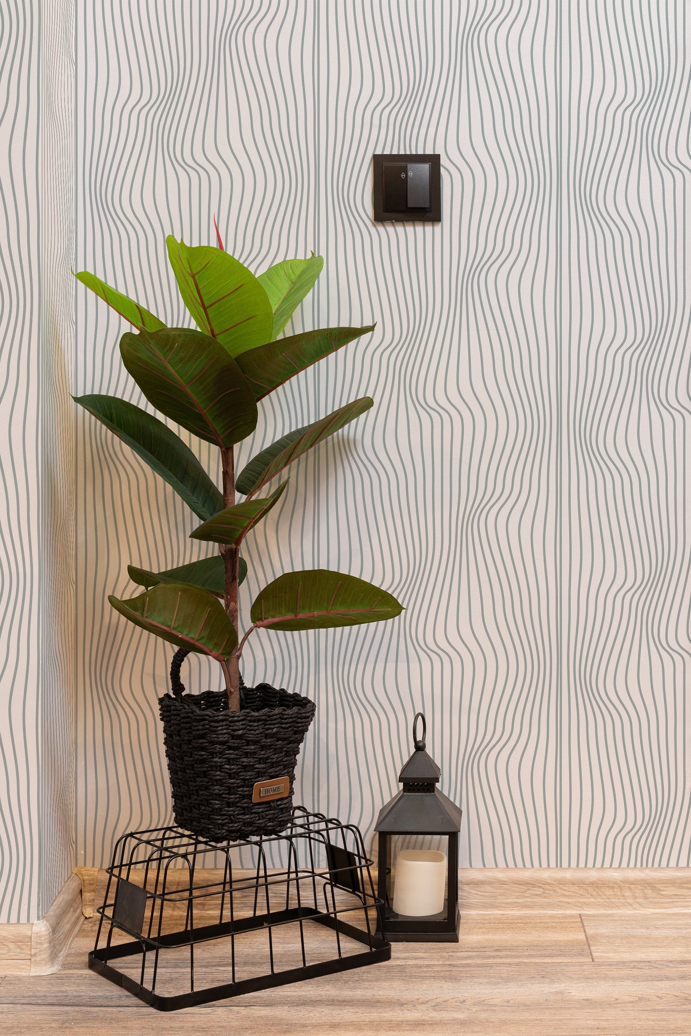 Illusion line art Peel and Stick Removable Wallpaper