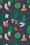 Folklore Forest Removable or Traditional Wallpaper